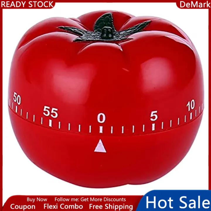 Bigger - Kitchen Timer Tomato Shape Countdown Timer 60 Minutes ...