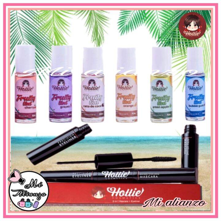 Hottie Cosmetics Fruity tint | Lip Oil | Hottie 2 in 1 eye liner ...
