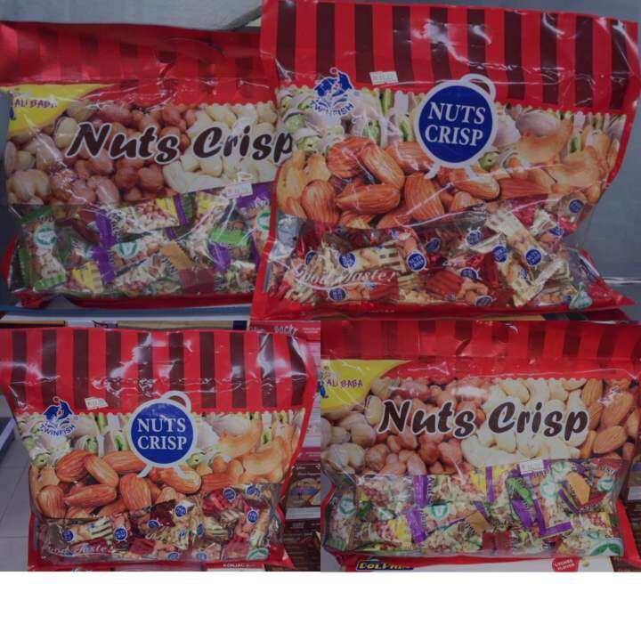 500g Nut Crisp Peanut Candy Twinfish / Ali Baba Nuts peanut Crisp ...