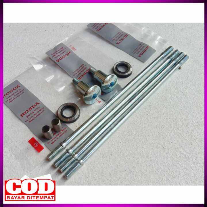 BAUT SET BLOK SILINDER HEAD HONDA BEAT / BAUT TANAM BLOK SILINDER BEAT ...