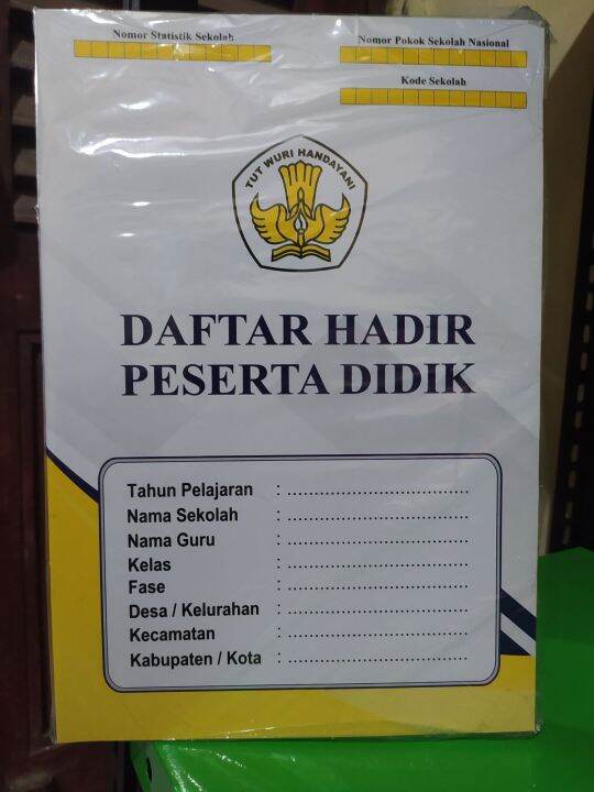 Daftar Hadir Peserta Didik Siswa SD SMP SMA | Lazada Indonesia