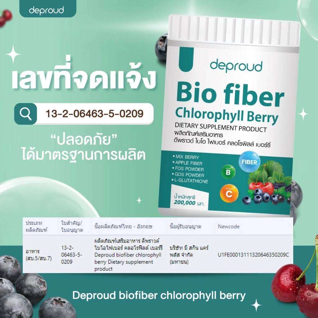 เครื่องดื่มผงสำเร็จรูป Deproud Bio fiber Chlorophyll Berry - ช้อปปิ้งออนไลน์ ซื้อสินค้าโปรโมชั่น ...