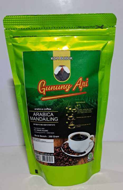 Kopi Bubuk Arabika Mandailing 250 gram ( gilingan halus) | Lazada Indonesia