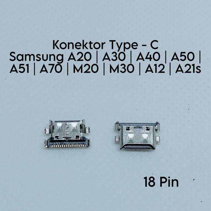 Konektor Cas Samsung A20 / A30 / A40 / A50 / A60 / A70 / A30s / M21 ...