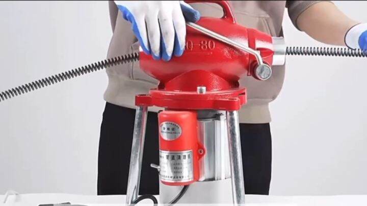 Drainage pipe cleaning machine 3/4 "-4" section 400PRM, with 66'X2/3 ...