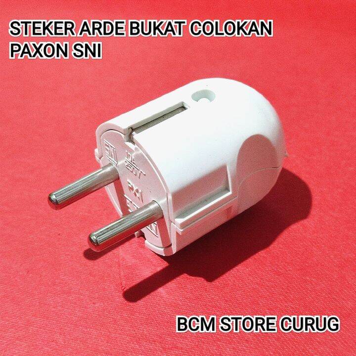 STEKER ARDE BULAT FITING COLOKAN BULAT PUTIH PAXON SNI | Lazada Indonesia