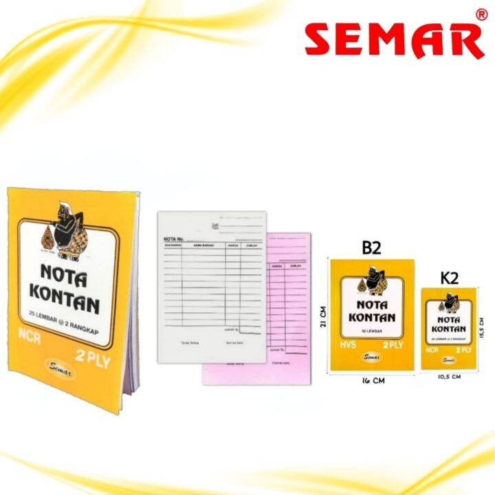 Buku Nota 2 Rangkap / Buku Nota 2 Ply | Lazada Indonesia