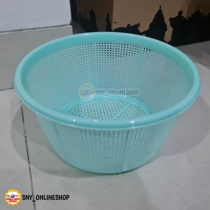 Wakul / Bakul Bulat 21cm Plastik Hijau Small Luxio New Cornelius ...