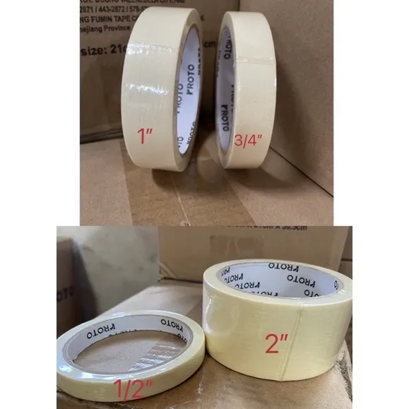 Roto Masking tape 1/2” 3/4” 1” 2” | Lazada PH