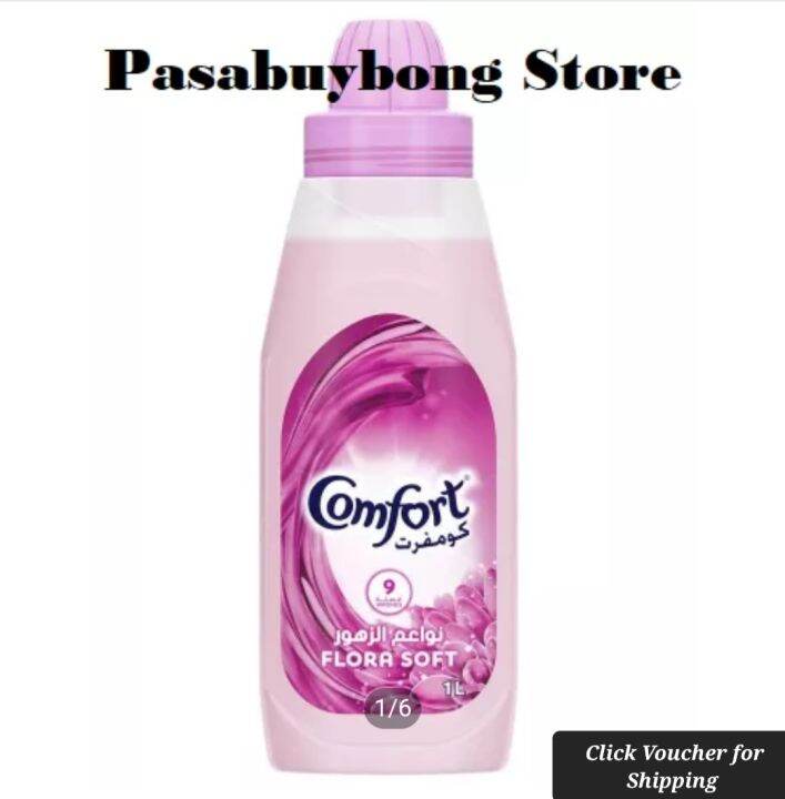 Comfort Flora Soft Liquid Fabric Softener Pink 1L Dubai UAE | Lazada PH