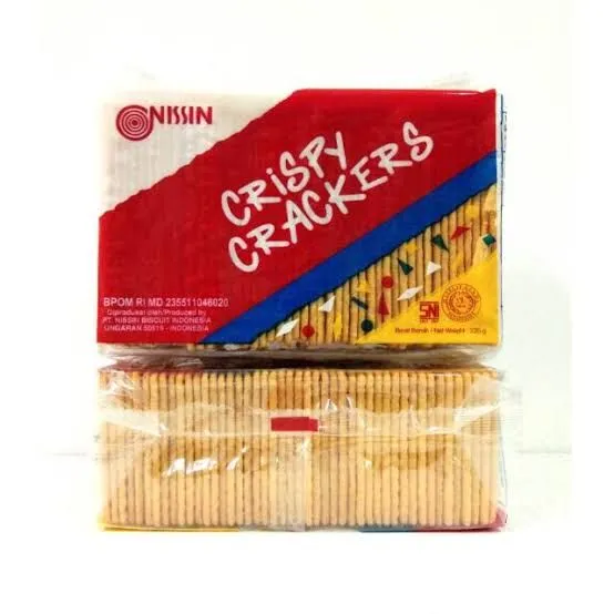 Nissin Crispy Crackers Biskuit Asin Gurih 225 Gram | Lazada Indonesia