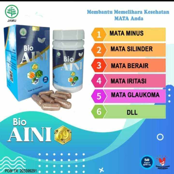 Bio Aini 69 Obat Herbal MATA Obat Mata Minus Mata Silinder Mata Rabun Jauh | Lazada Indonesia