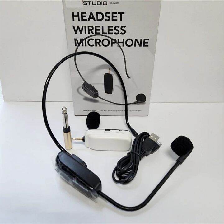 Mic Wireless Studio 002 Headset | Lazada Indonesia