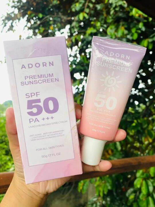 ADORN PREMIUM SUNSCREEN WITH SPF 50 PA+++ | Lazada PH