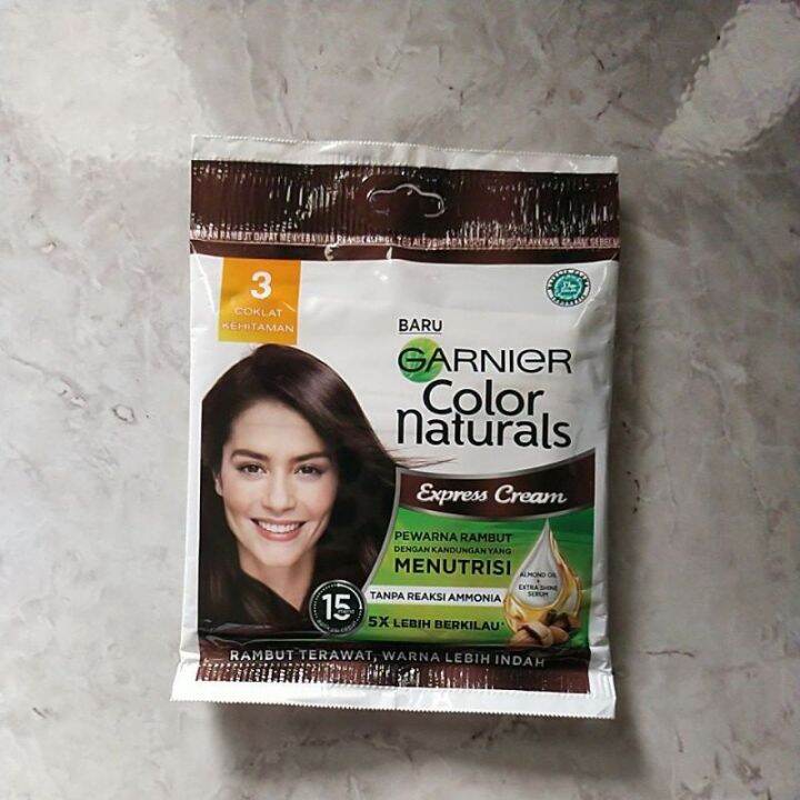 Garnier Hair Color Sachet Coklat Kehitaman No 3 | Lazada Indonesia