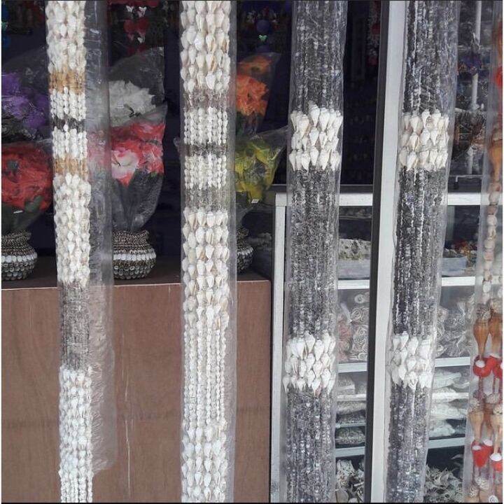 tirai / gorden kerang hitam | Lazada Indonesia