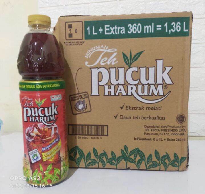 TEH PUCUK 1L extra 360ml | Lazada Indonesia