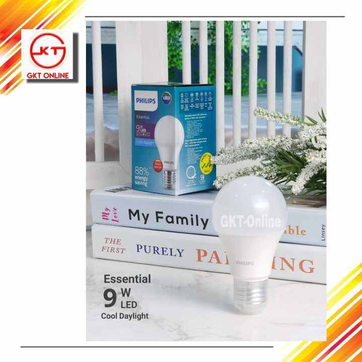 Lampu Led Bulb Esensial Philips 9 Watt Cool daylight | Lazada Indonesia