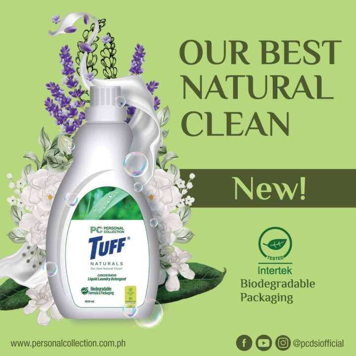 PC TUFF NATURAL LIQUID LAUNDRY DETERGENT 1000ML | Lazada PH