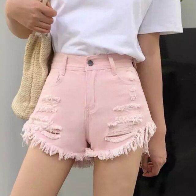 Maong short tattered Bangkok design | Lazada PH