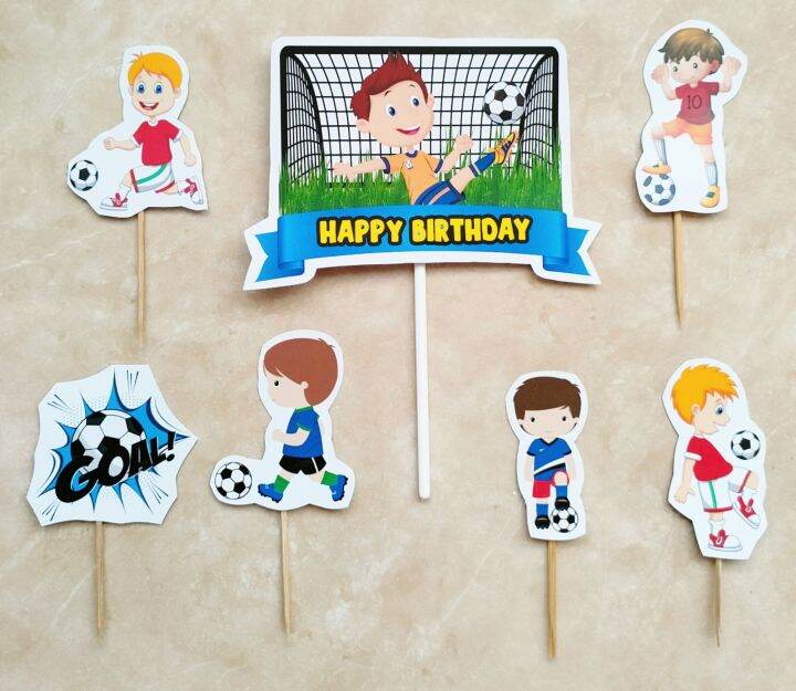 topper toper tusukan hiasan kue cake nasi tumpeng ulang tahun happy ...