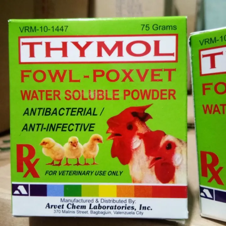 THYMOL FOWL-POXVET POWDER 75g | Lazada PH