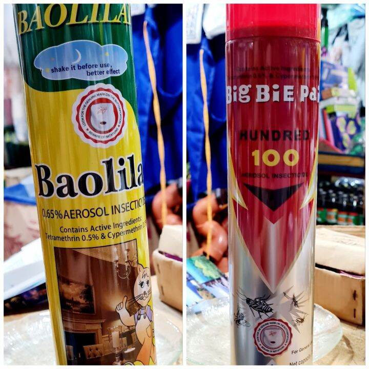 INSECTS SPRAY BAOLILAI/BIG BIE PIE 750ML AEROSOL INSECTICIDE | Lazada PH