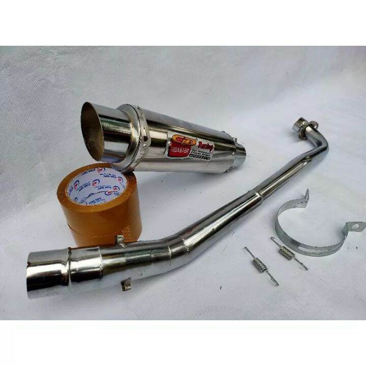 Knalpot Racing CLD Monster Revo Blade Supra x 125 kharisma Kirana Vega ...