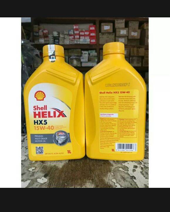 Shell HELIX HX5 15w-40 1liter | Lazada Indonesia