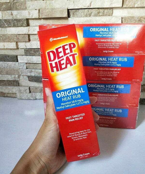 Deep Heat Original Heat Rub Cream 140g | Lazada PH