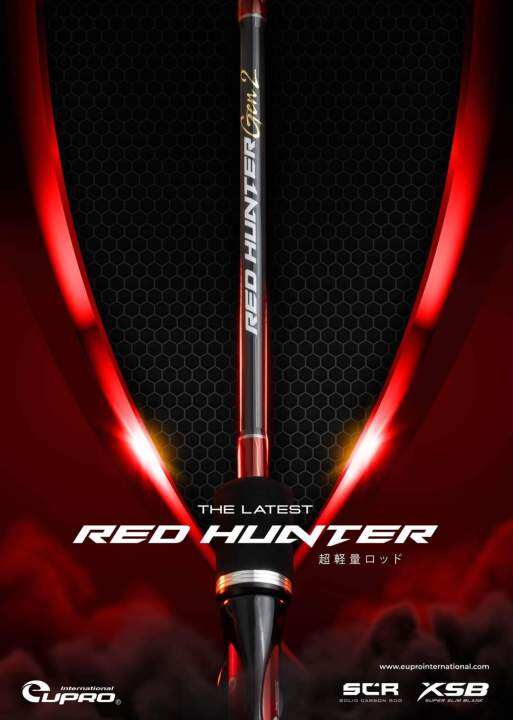 EUPRO REDHUNTER GEN 2 SPINNING JIGGING ROD | Lazada