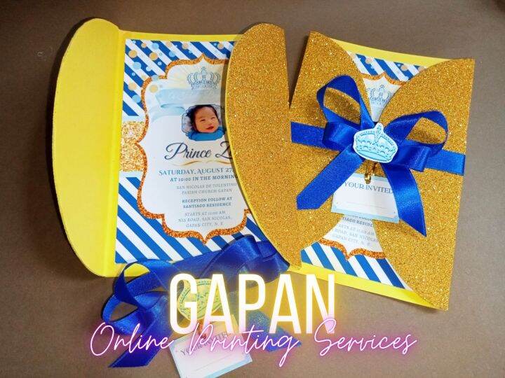 [GDC] Royal Invitation / Customized Invitation for Birthday and ...