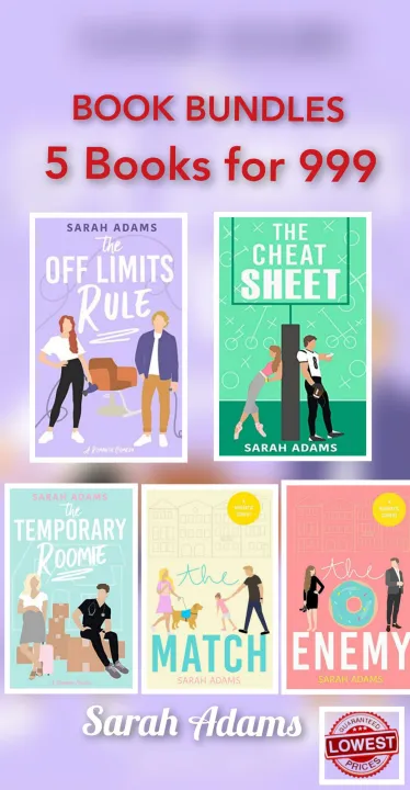 Sarah Adams Book (The Cheat Sheet,The Temporary Roomie,The Match, The ...