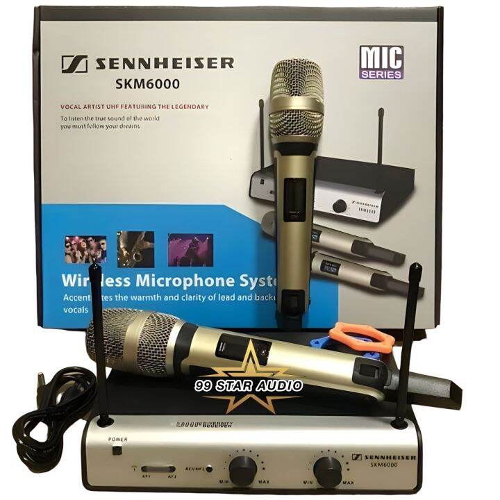 MIC WIRELESS SENNHEISER SKM6000 SKM 6000 grade A | Lazada Indonesia