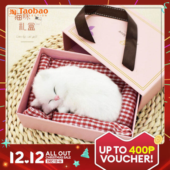 Can Call Artificial Kitten Cat Fake Cat Doll Puppet Plush Toy Cat ...