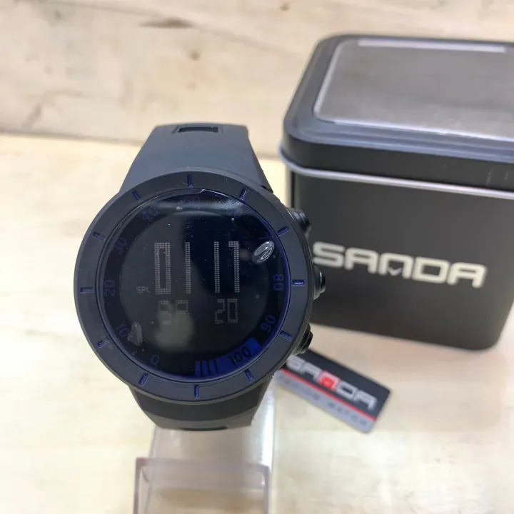 นาฬิกาข้อมือผู้ชาย กันน้ำแบรนด์ Sanda สายยางซิลิโคนอย่างดี นาฬิกาข้อมือดิจิตอล มีไฟ led | Lazada ...