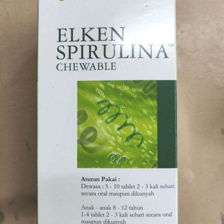 Elken spirulina isi 3000 original | Lazada Indonesia