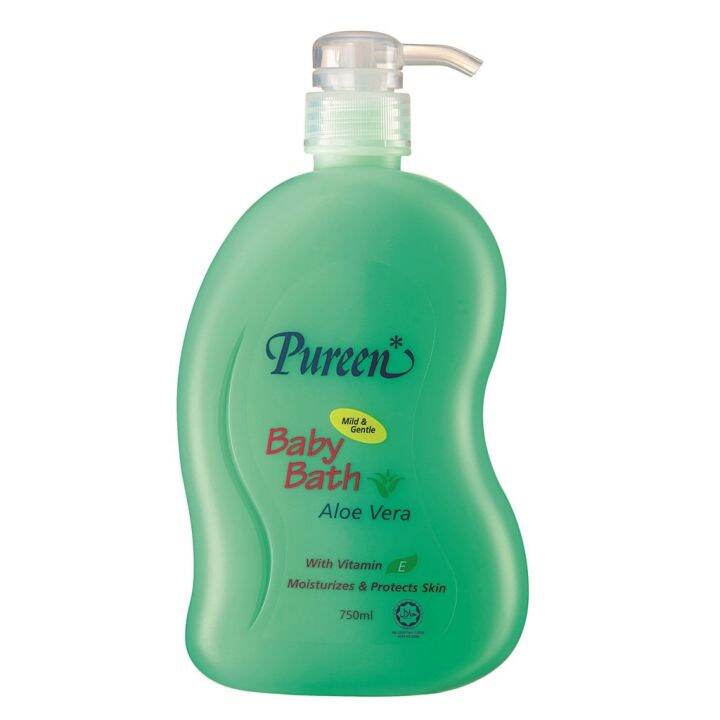 PUREEN BABY BATH WITH ALOE VERA & VITAMIN E 750ML | Lazada