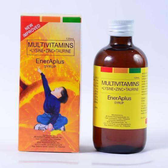 ENER A PLUS SYRUP 120ML MULTIVITAMINS | Lazada PH