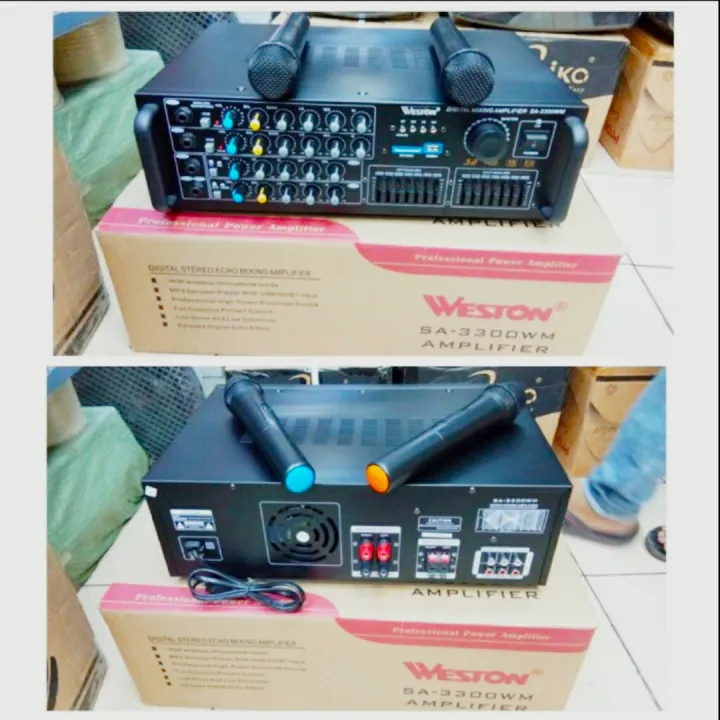 Amplifier Weston Sa 3300 2 Mic Wireless | Lazada Indonesia