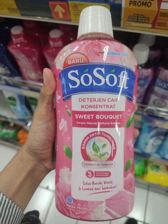 SOSOFT DETERGEN PINK 750ML SABUN CAIR ASLI 100% ORIGINAL | Lazada Indonesia