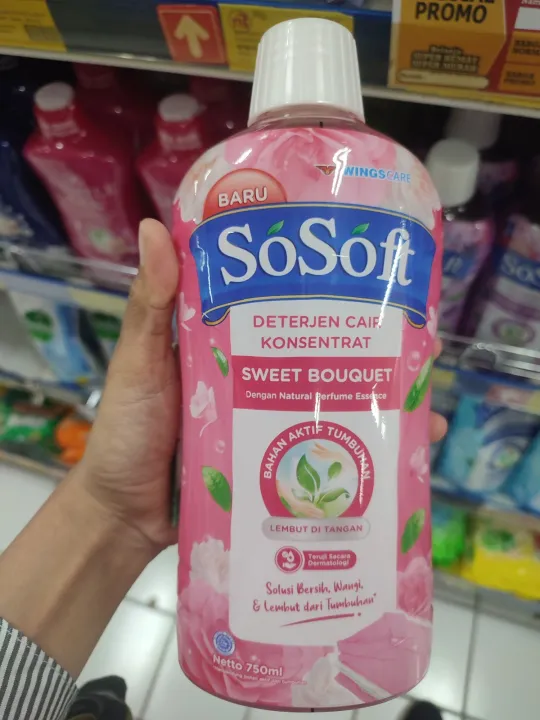 SOSOFT DETERGEN PINK 750ML SABUN CAIR ASLI 100% ORIGINAL | Lazada Indonesia