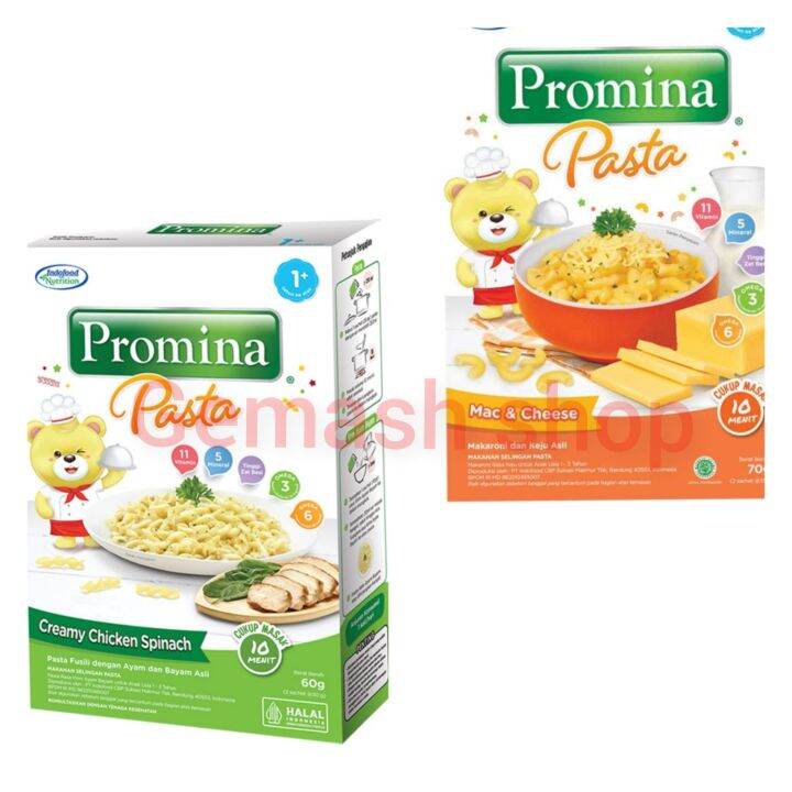 promina pasta mac and cheese/creamy chicken spinach | Lazada Indonesia