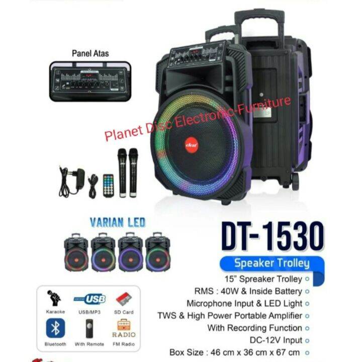 Speaker Trolley DAT DT1530 Speaker Jinjing Speaker Portable Speaker ...