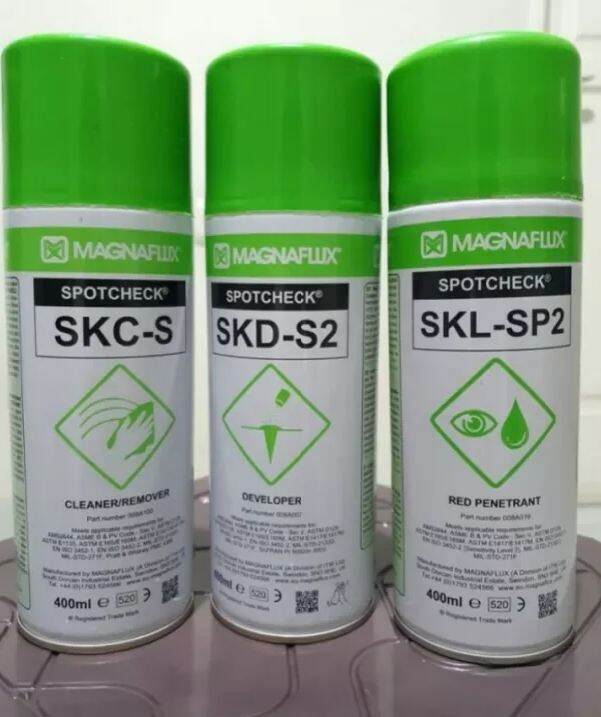 Magnaflux spotcheck 1 Set ( Penetrant - Cleaner - Developer ) | Lazada ...