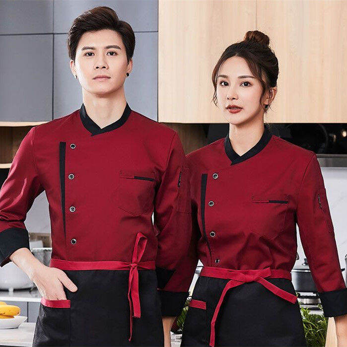Chef uniform for men chef clothes chef uniform Chef's men's short ...