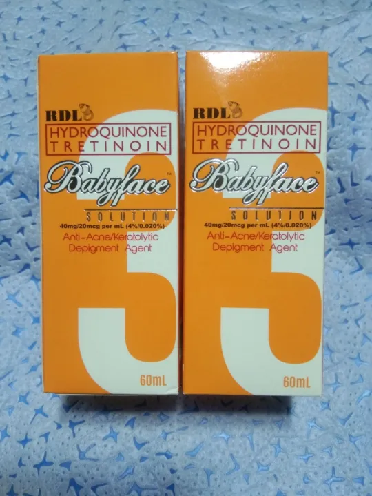 RDL BABYFACE HYDROQUINONE TRETINOIN No. 3 (60ml) | Lazada PH