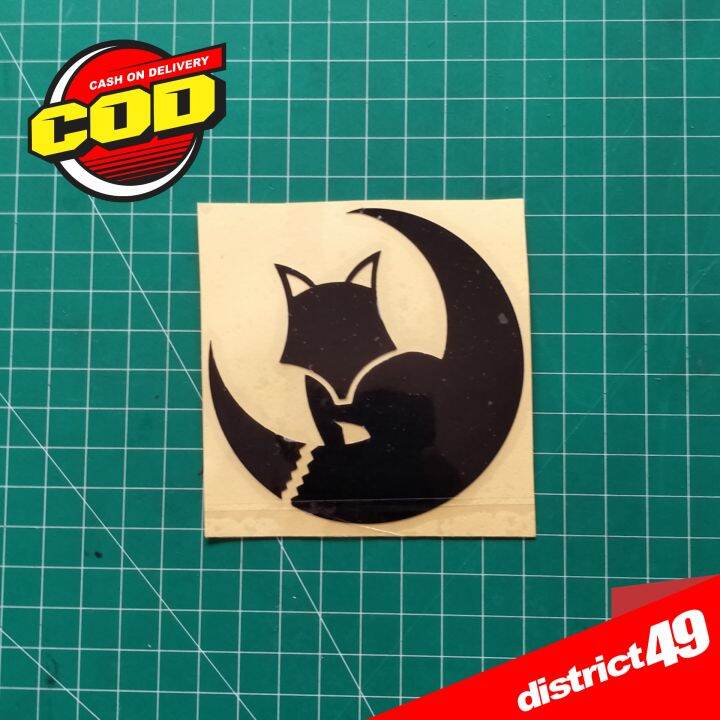Cutting sticker White Fox Project Logo - Stiker cutting White Fox ...