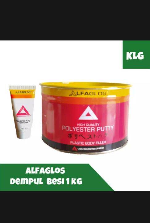 DEMPUL KAYU DEMPUL BESI DEMPUL MOBIL DEMPUL ALFAGLOSS 1 KG | Lazada ...