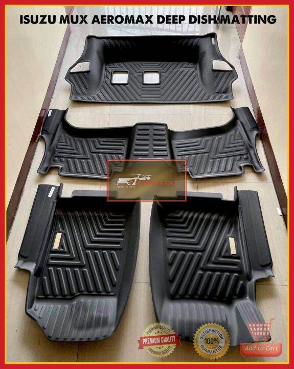 ISUZU MUX 2014-2020 PREMIUM DEEP DISH MATTING | Lazada PH